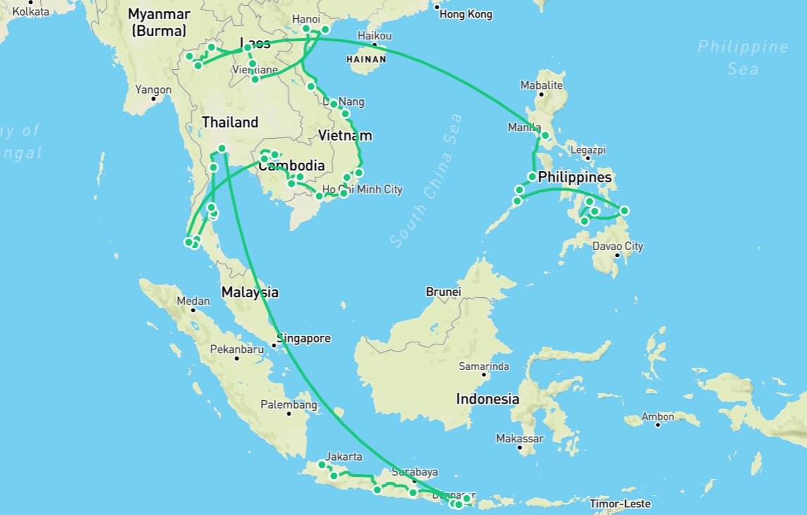 Our Epic 4 Month Backpacking Southeast Asia Itinerary